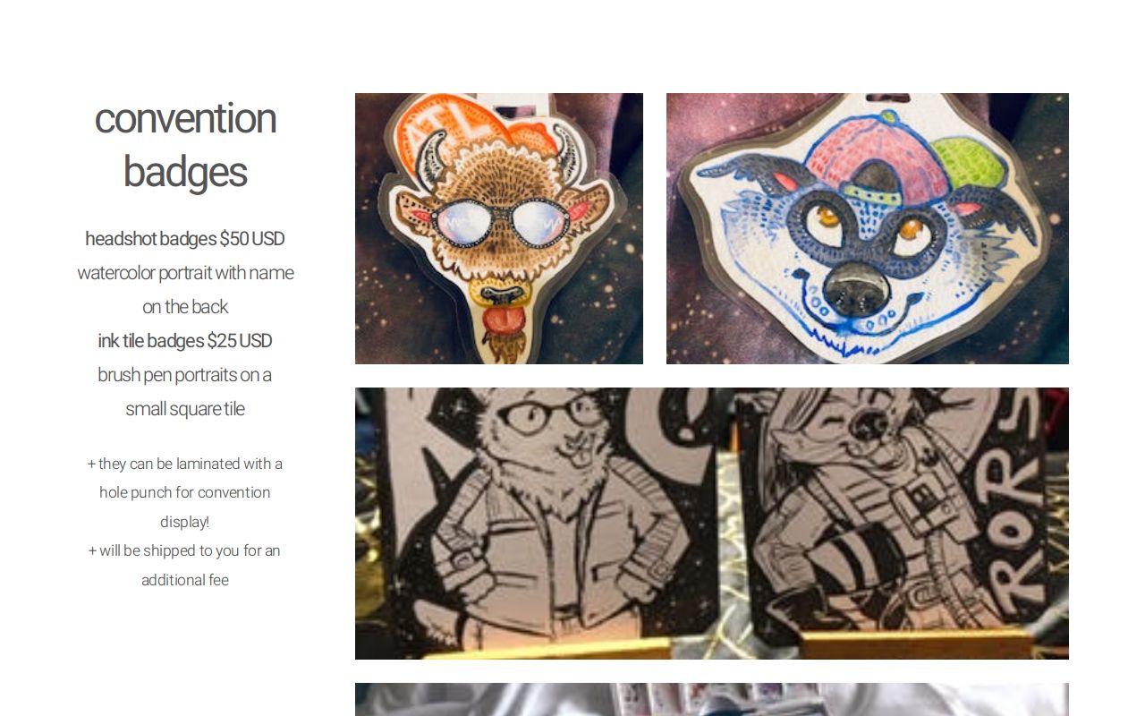 con badges